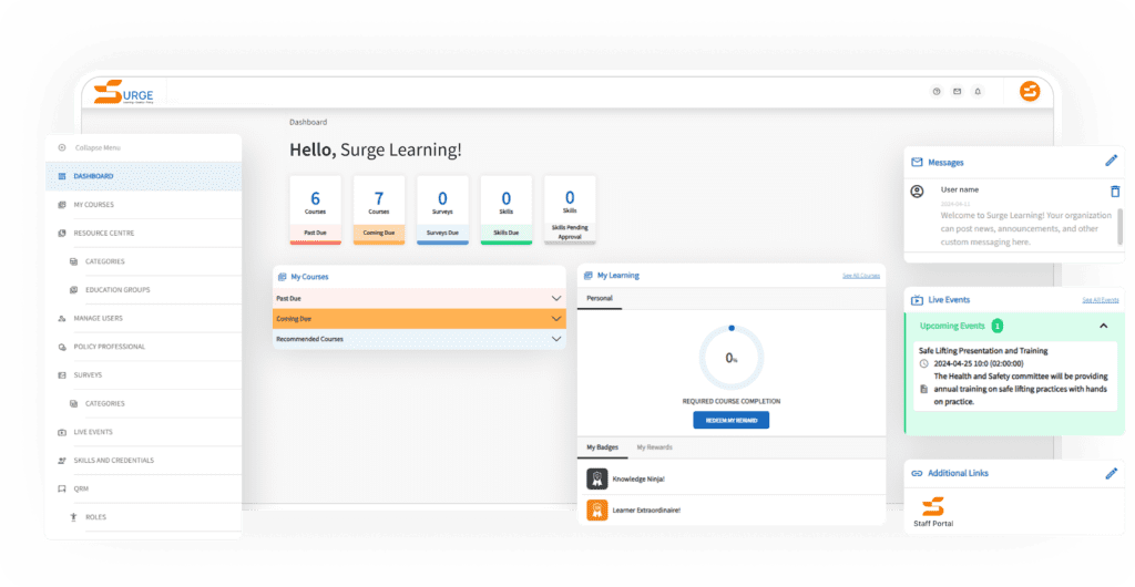 Surge Learning: Online Education for Healthcare Organizations Made Easy