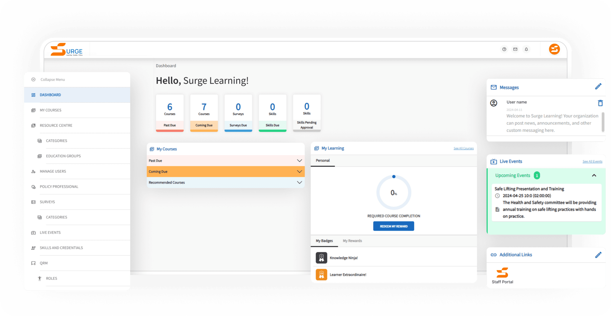 Surge Learning: Online Education for Healthcare Organizations Made Easy