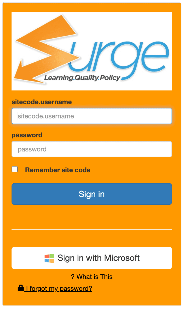 Login • Surge Learning