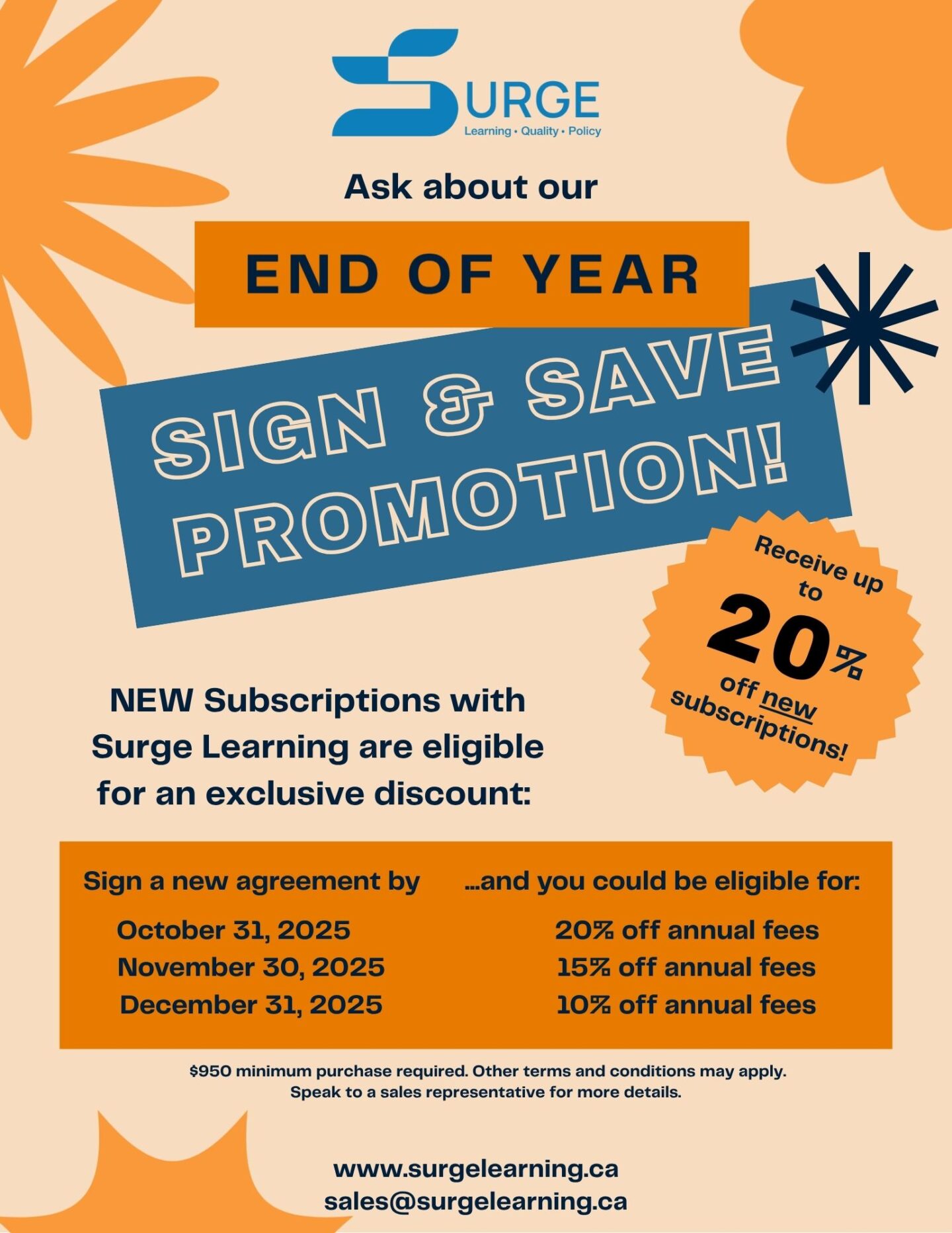 Contact Us • Surge Learning